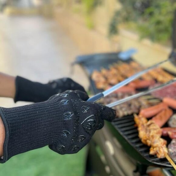 Grill Armor | Other | Grill Armor Oven Gloves Black Extra Long Cuff ...